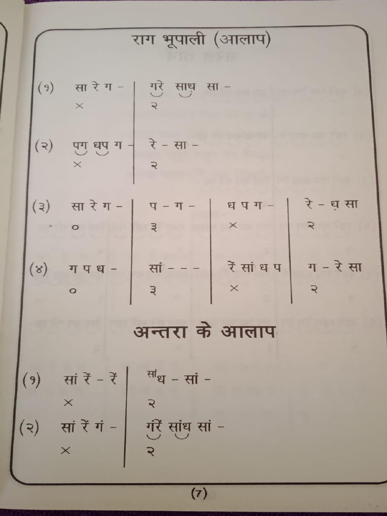 Raag bhupali New | PDF