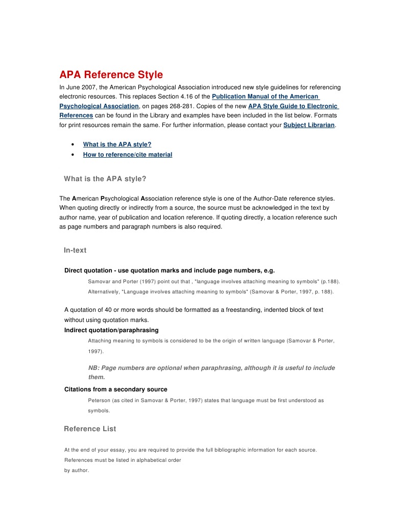 APA Complete Reference & Citation in Text Style | PDF | Digital Object ...