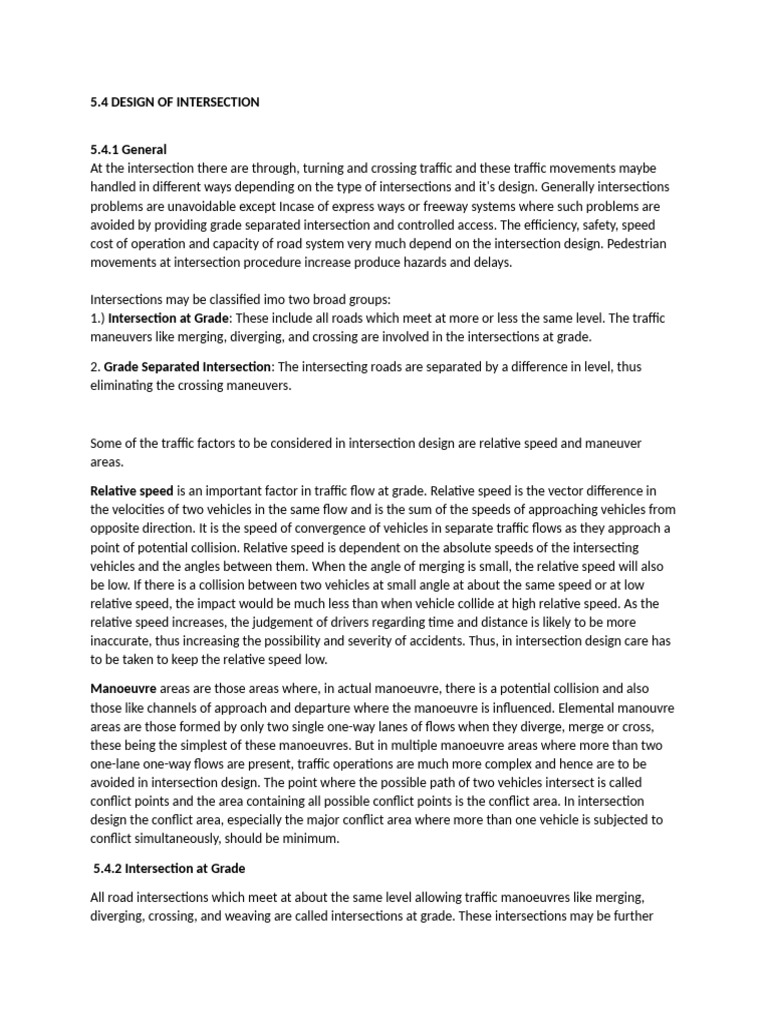 HRE Text content copy paste 49823 | PDF | Intersection (Road) | Traffic