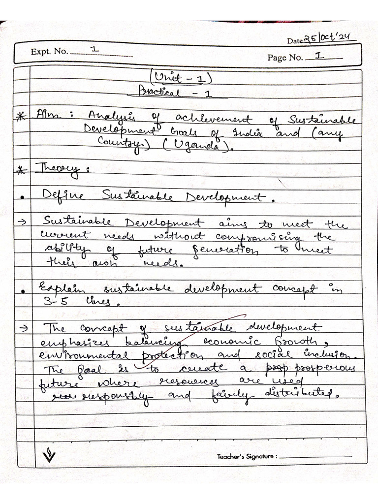 EVS Practicals | PDF