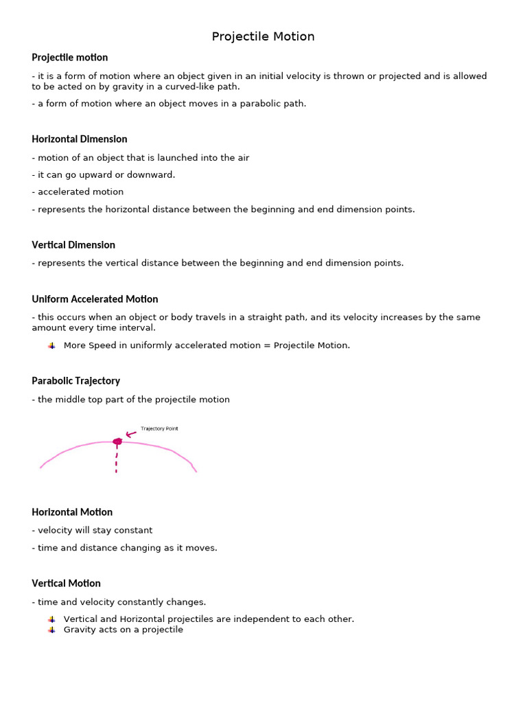 Projectile Motion | PDF