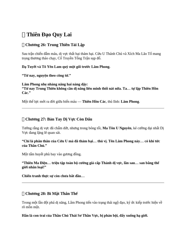 ? Thiên Đ o Quy La4 | PDF