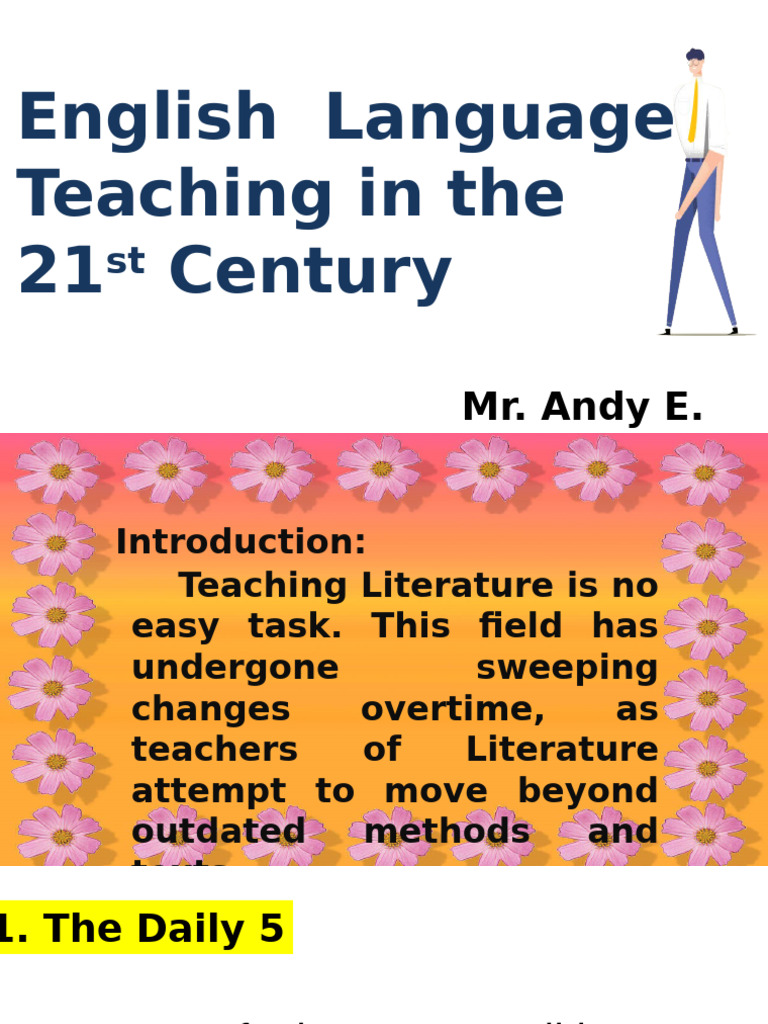 PART English Language Teaching in The 21st Century | PDF | Reading ...