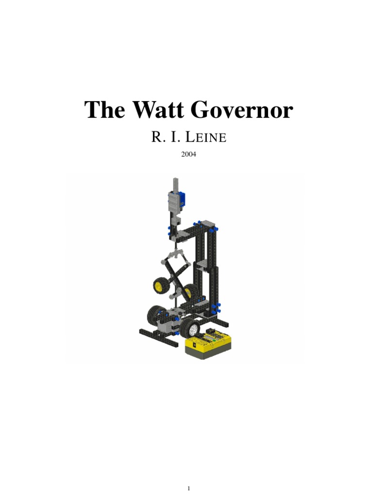 Watt Governor | PDF | Machines | Mechanical Engineering