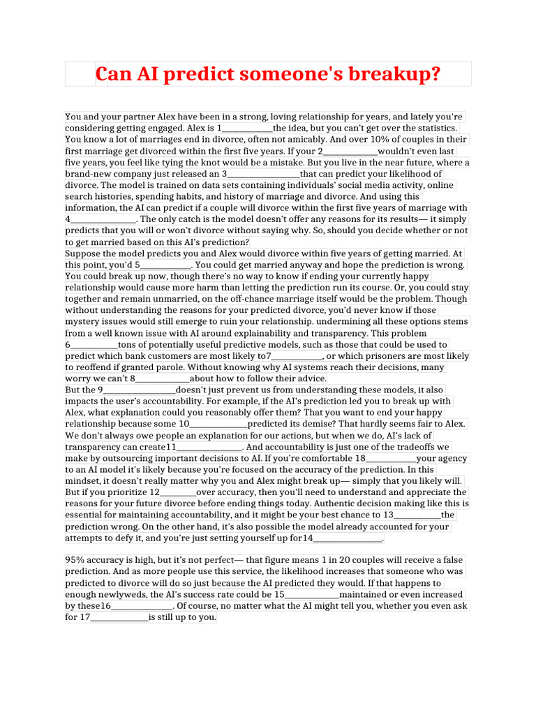 Can AI Predict Someone TED | PDF