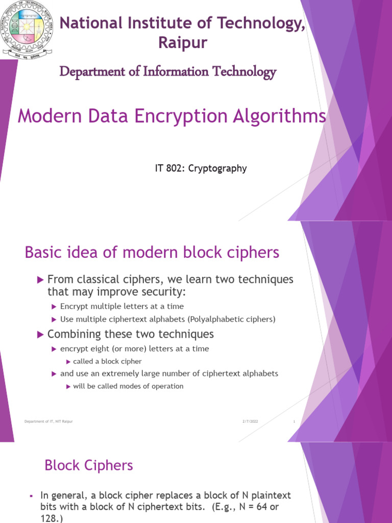 3 DES and AES_2017 | PDF | Espionage Techniques | Military Communications