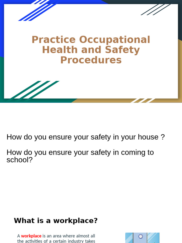 Basic Competency 7 - 9 | PDF | Occupational Safety And Health ...