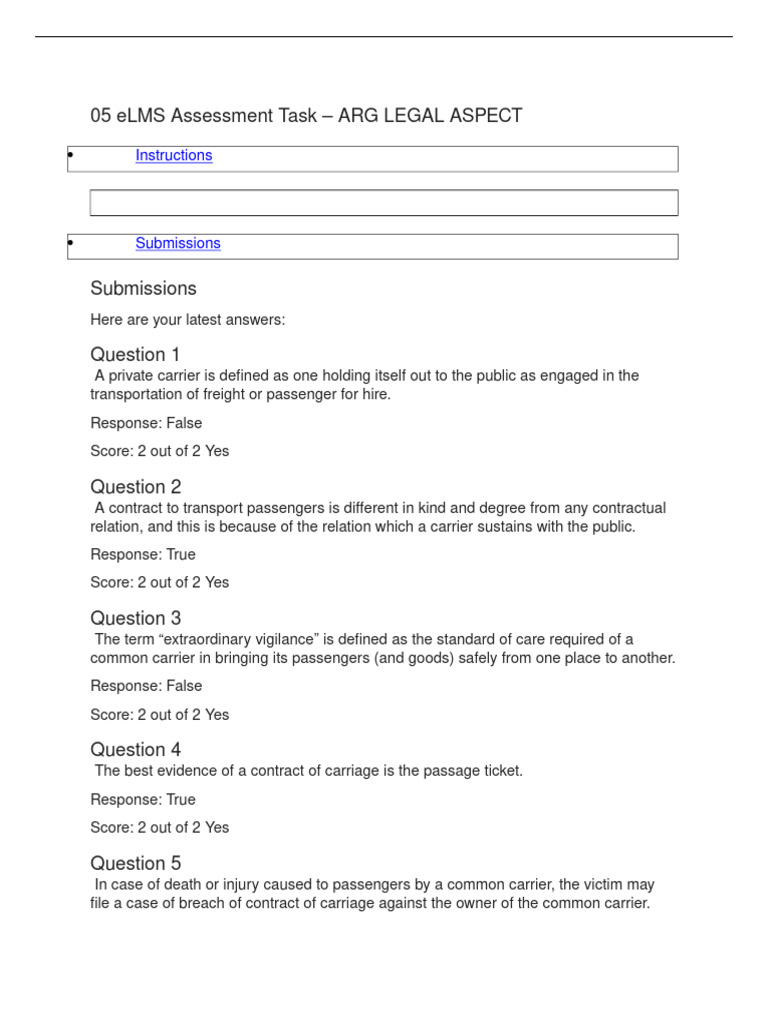 05 ELMS Assessment Tas1.Docx | PDF