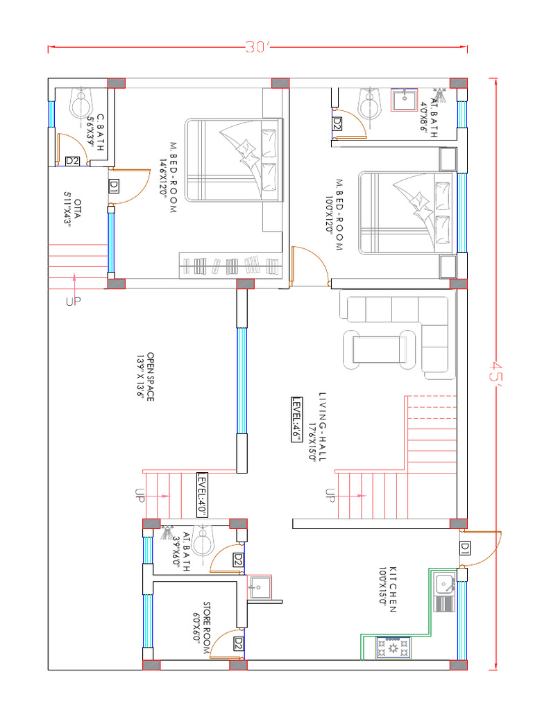 Ground Floor Column Position | PDF