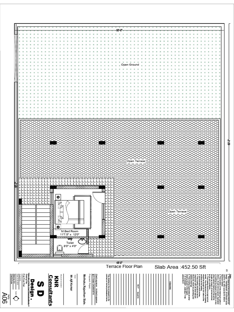 MR - Ajit Kumar Terrace Floor Plan | PDF