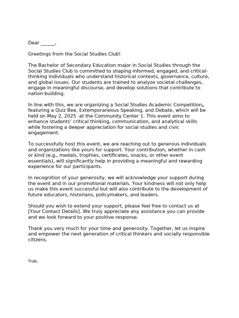 Social Studies Academic Competition 2025 | PDF