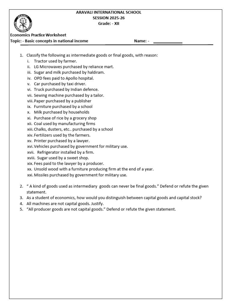 Practice Worksheet 2 | PDF