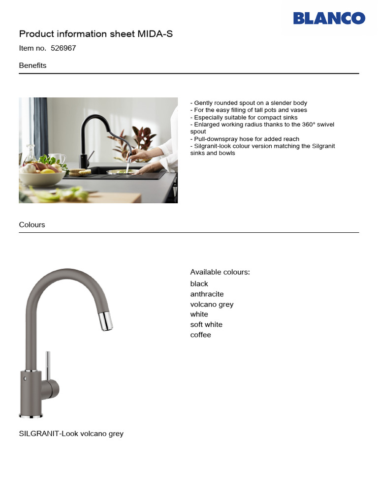 MIDA-S Product Information Sheet | PDF