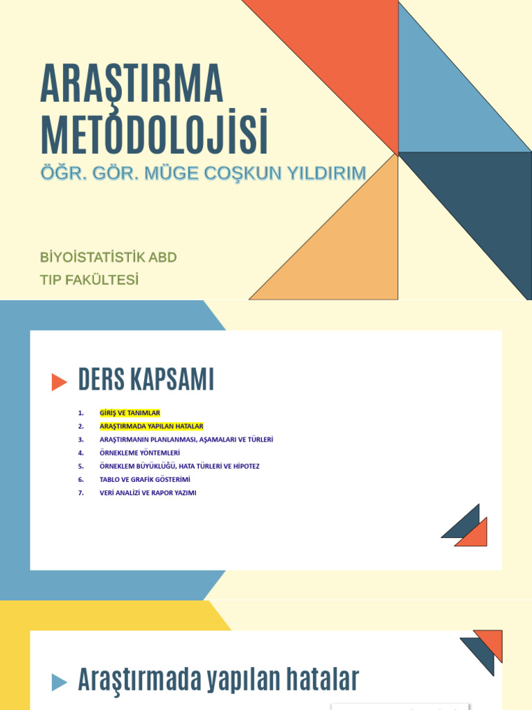 ARAŞTIRMADA YAPILAN HATALAR - Armet | PDF