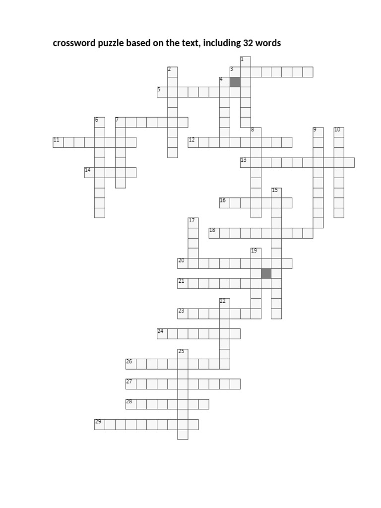 Crossword Maker | PDF