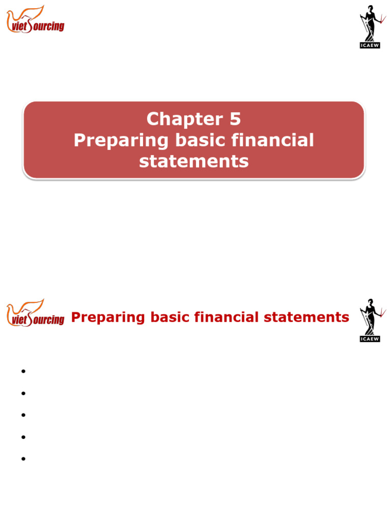 ICAEW_Accounting_Chapter 5 (1) | PDF | Debits And Credits | Expense