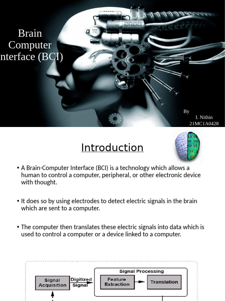 Brain Computer Interface | PDF | Electroencephalography | Neuroscience