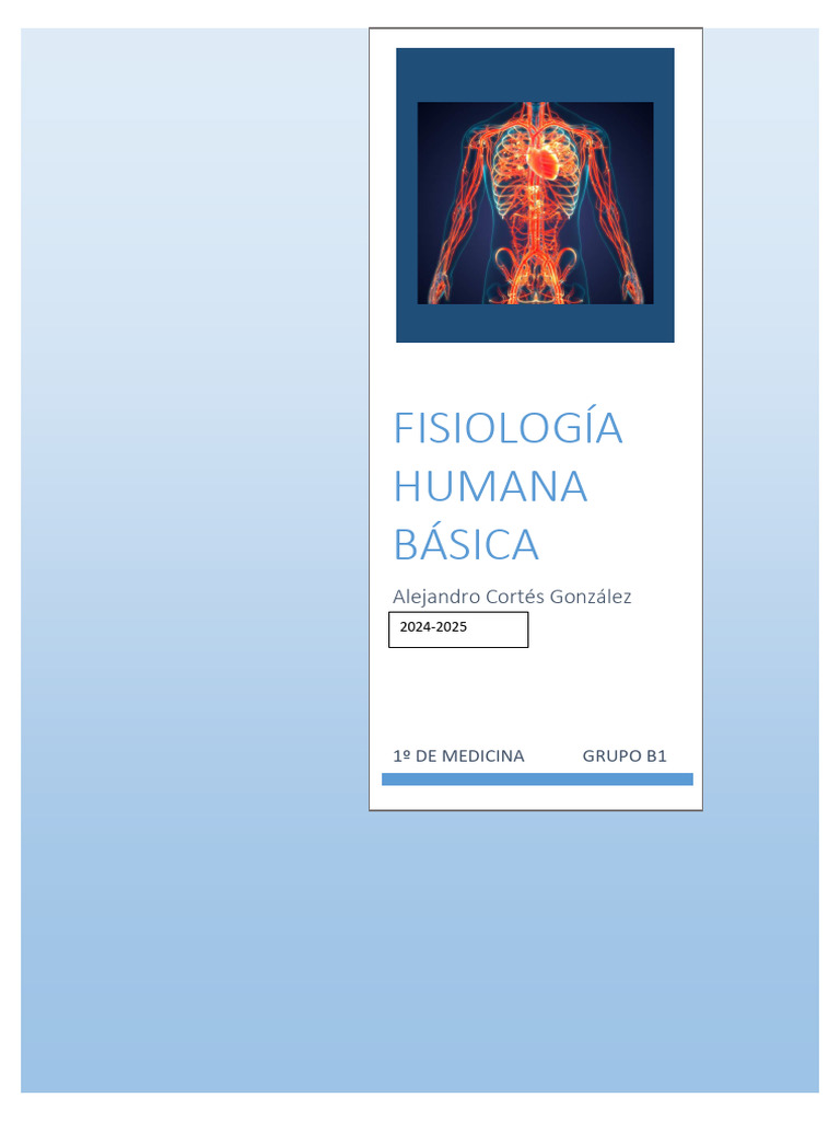 Cuaderno de prÃ¡cticas de FisiologÃ_a humana bÃ¡sica Alejandro CortÃ©️s (Autoguardado) | PDF ...