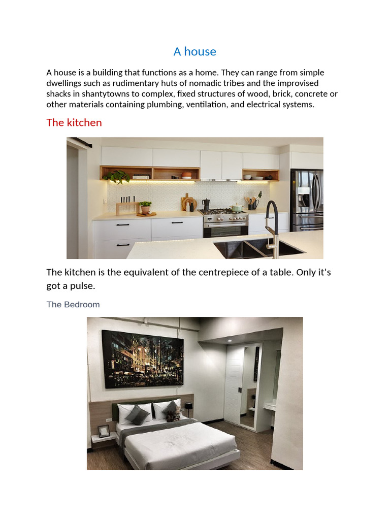 Essential Rooms in a House Explained | PDF