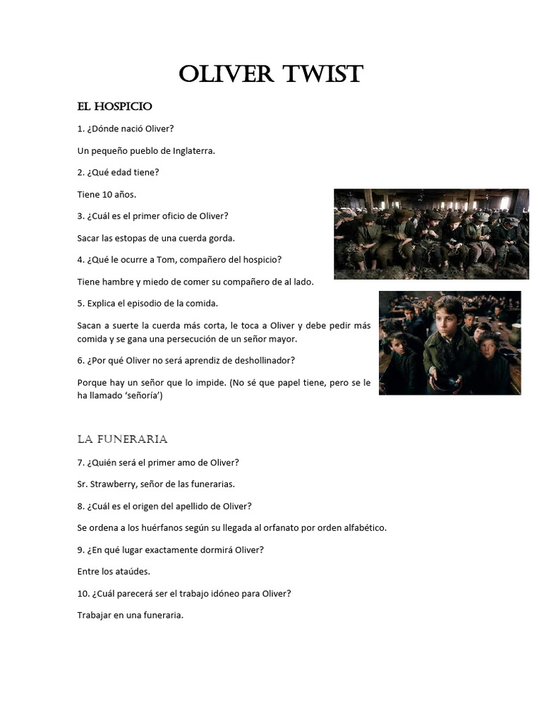 OLIVER TWIST | PDF | Fagin