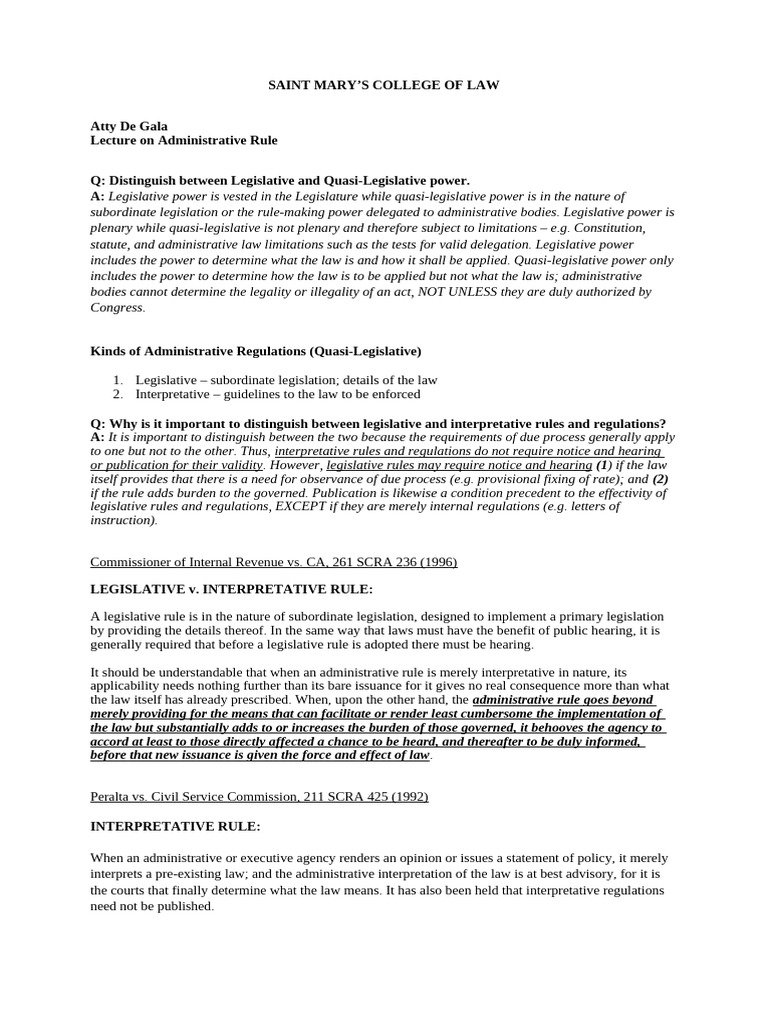 Administrative Rule | PDF | Due Process | Government