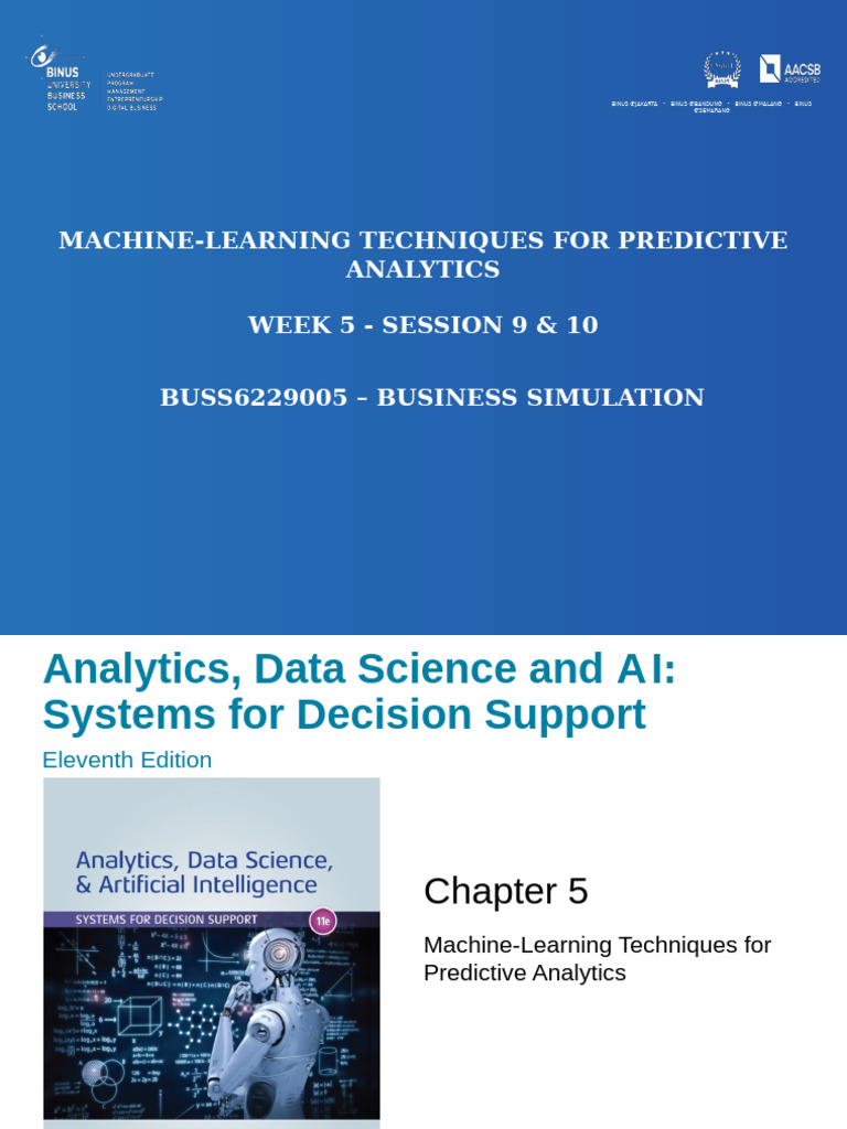 Machine-Learning Techniques for Predictive Analytics | PDF | Support Vector Machine | Machine ...
