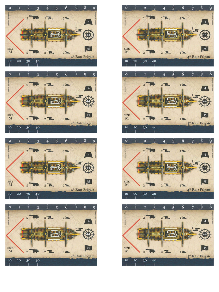 4th Rate Frigates | PDF