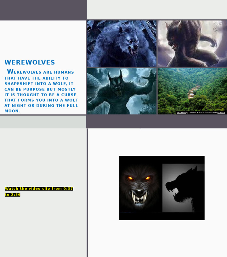 Origins of Werewolves Explained | PDF