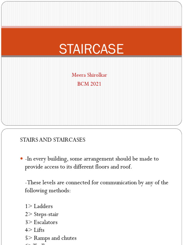 Understanding Stairs and Staircases | PDF | Stairs | Architectural Elements