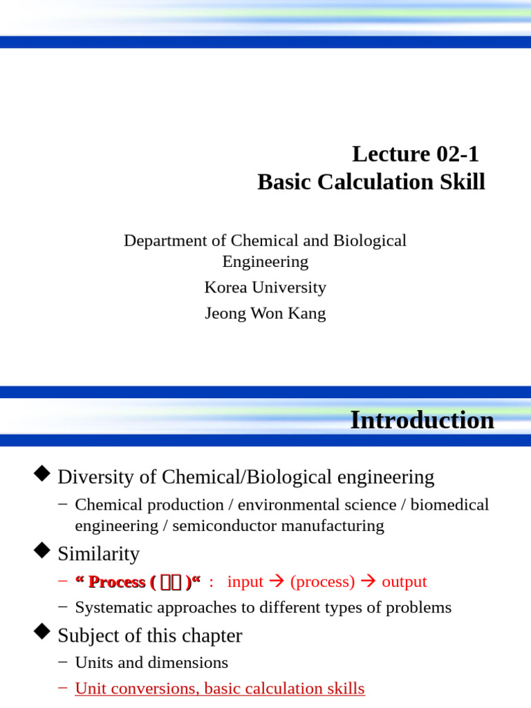 Lecture 02-1 - Basic Calculation Skill | PDF | Significant Figures | Barrel (Unit)