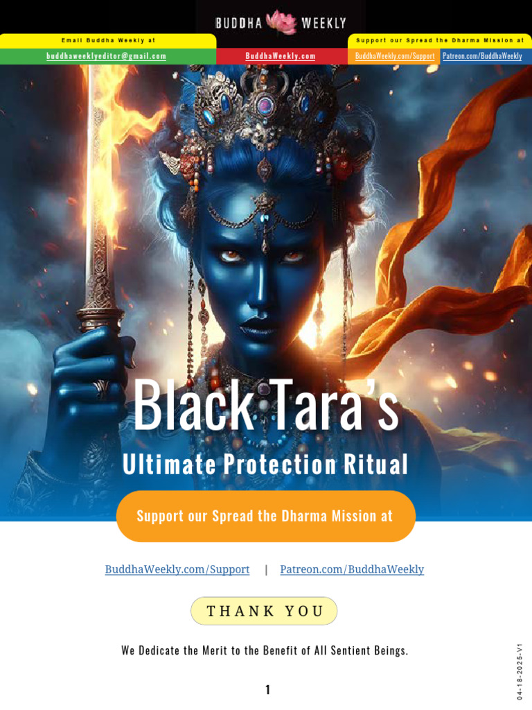 Black Taras Ultimate Protection Ritual | PDF | Buddhist Philosophical Concepts | Indian Religions