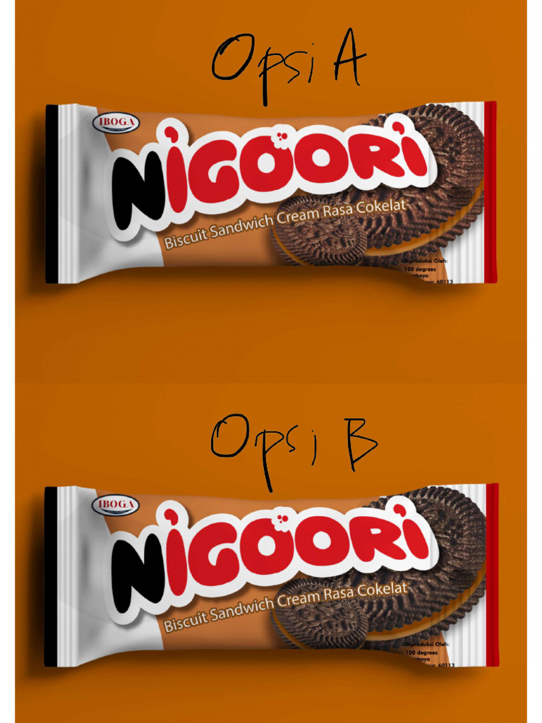 OPSI NIGOORI BISKUIT SADWICH COKELAT PREVIEW | PDF