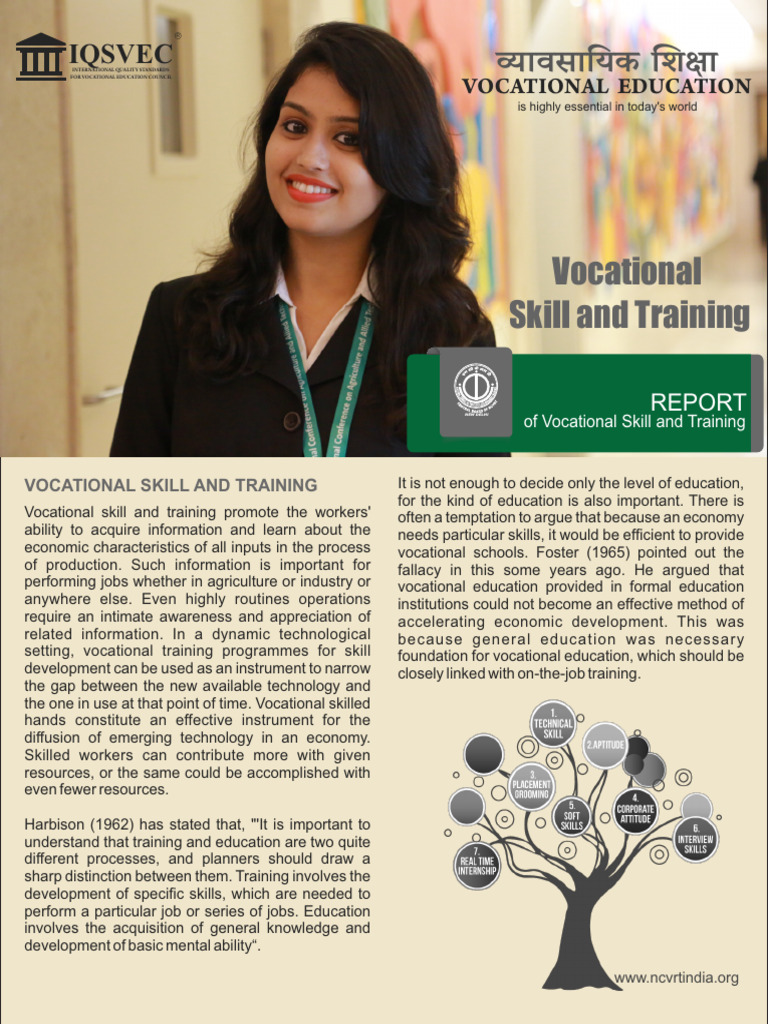 1-Vocational Skill and Training | PDF | Vocational Education | Skill