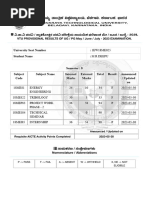 VTU Updated Results After Revaluation 2025 | PDF