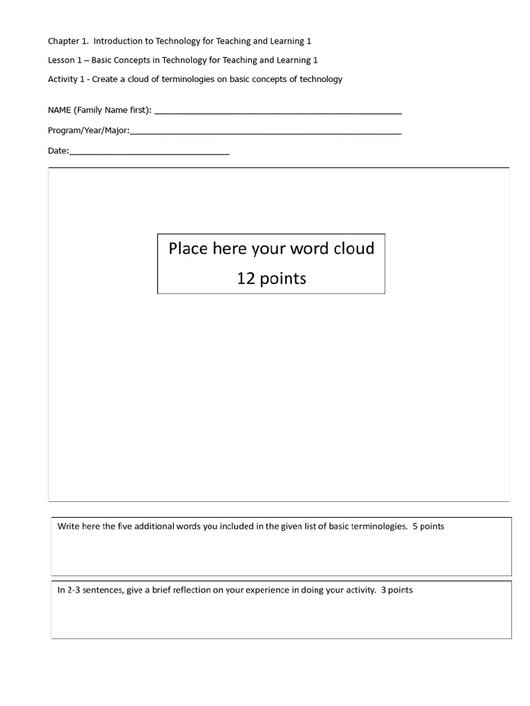 Word Cloud | PDF