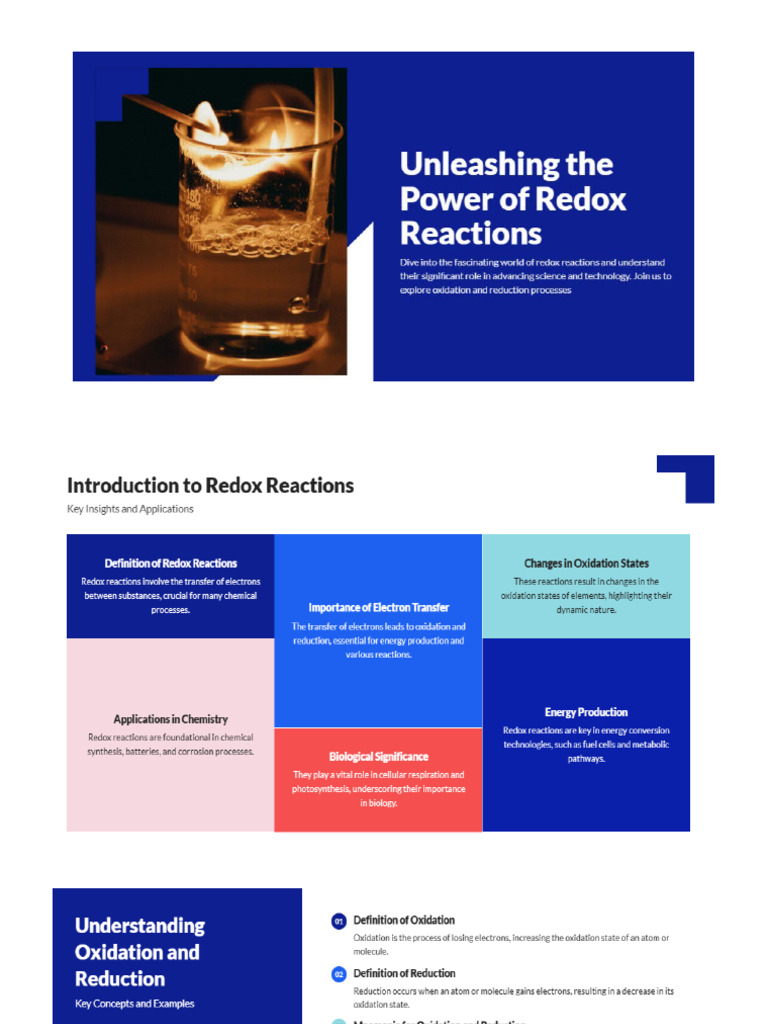 Redox Reaction | PDF