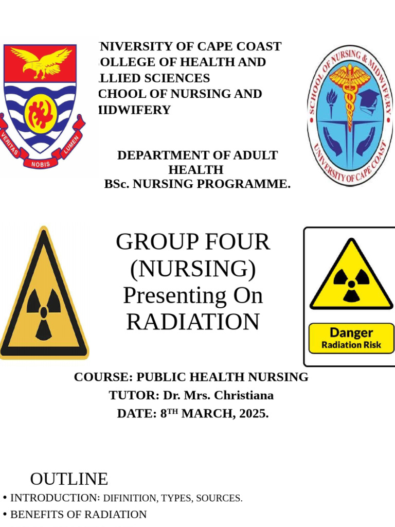 Final Group Presentation | PDF | Radiation | Radioactive Contamination