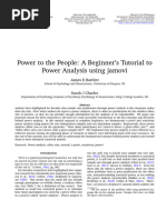 A Priori Power Analysis with G*Power | PDF | Effect Size | Student's T Test
