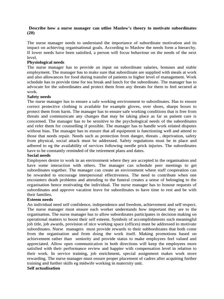 Abraham Maslow Application | PDF | Motivation | Motivational