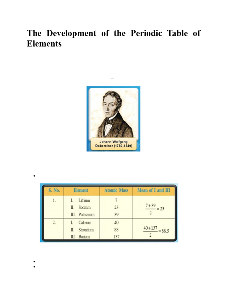 Periodic Trends of The Periodic Table | PDF | Periodic Table | Chemical ...