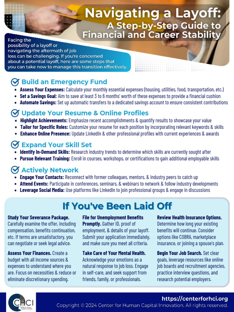 Navigating A Layoff | PDF | Résumé | Linked In