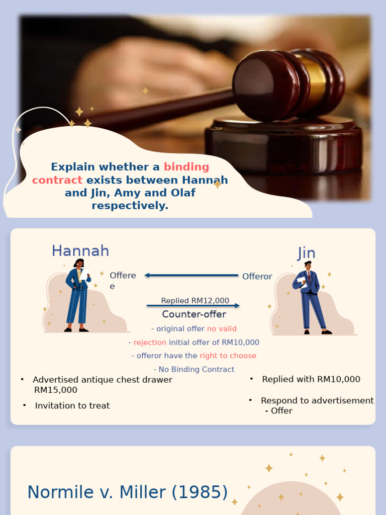 Contract Analysis: Hannah and Jin | PDF