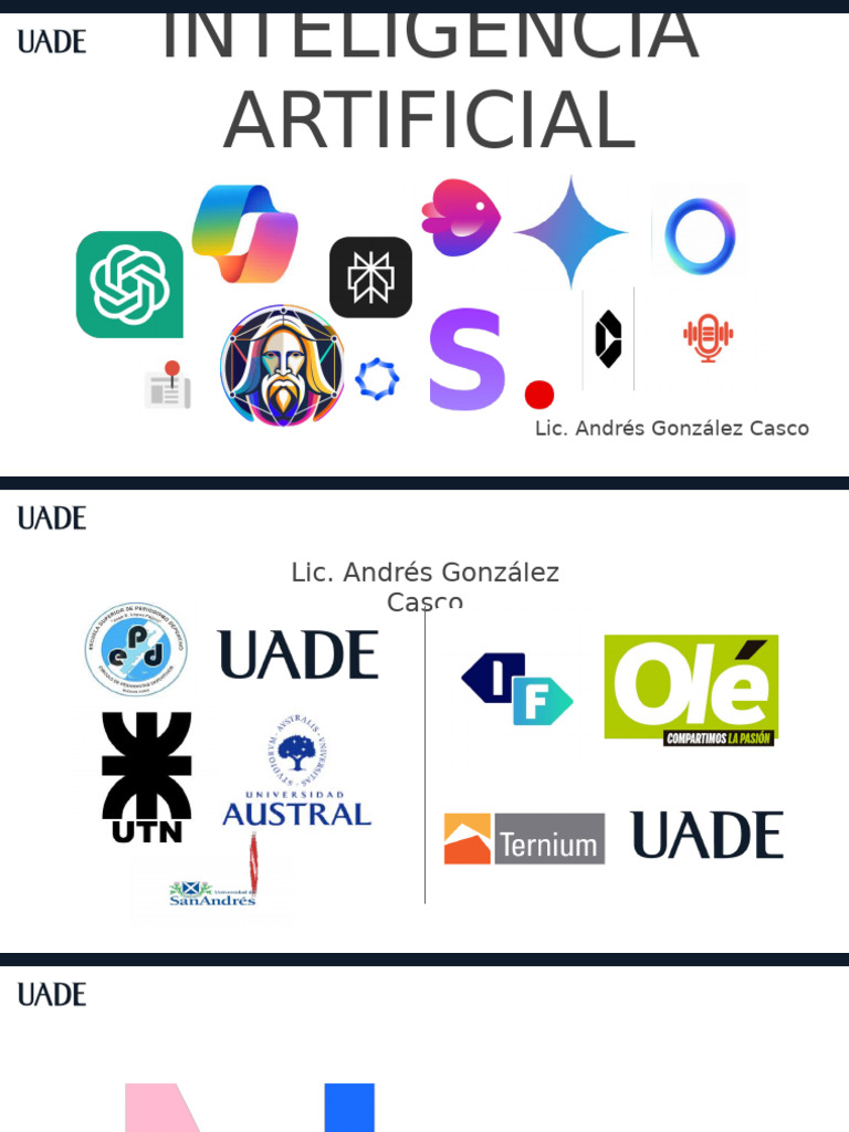 2025 - Inteligencia Artificial (Unidad 1) LUNES | PDF | Inteligencia artificial | Inteligencia ...