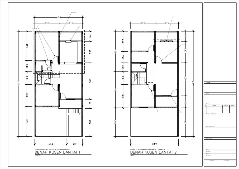 Fin - CAD Ciwaruga Pesona Bali View A4-9 - Kusen | PDF