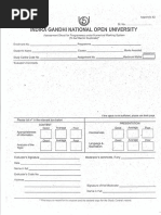 IGNOU Assessment Sheet Template | PDF | Career & Growth