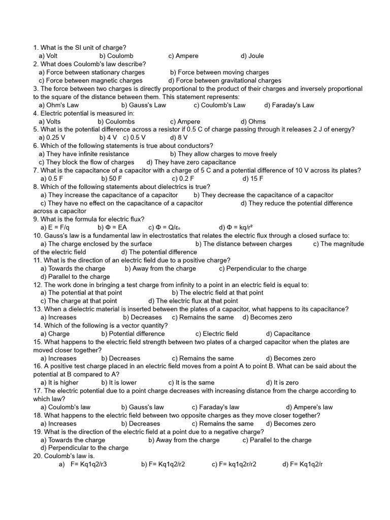 12th | PDF | Capacitance | Capacitor