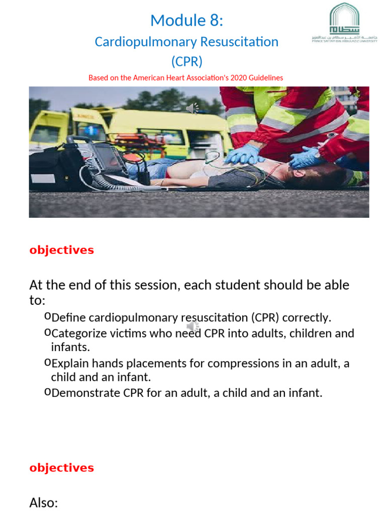 Cardiopulmonary Resuscitation | PDF | Cardiopulmonary Resuscitation | Cardiac Arrest