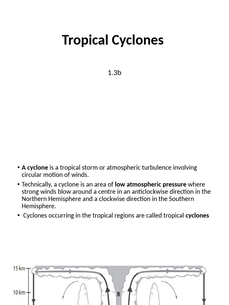 Tropical Cyclones | PDF
