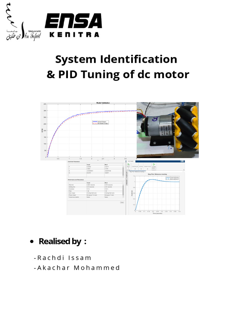 DC Motor System Identification & PID Tuning | PDF | Electric Motor ...