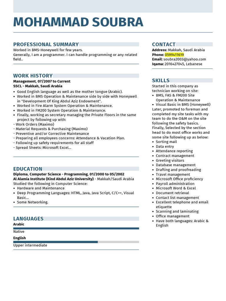 BMS Operations & Maintenance Expert | PDF | Computer Programming | Information Technology